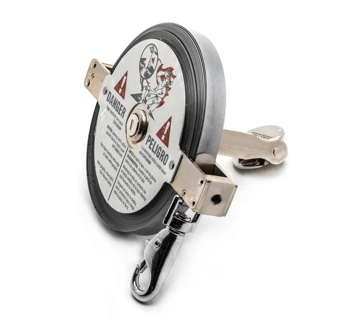 LUFKIN - 1/2"x25' d/dual oil gauging Chrome/Nubian tape - Becker