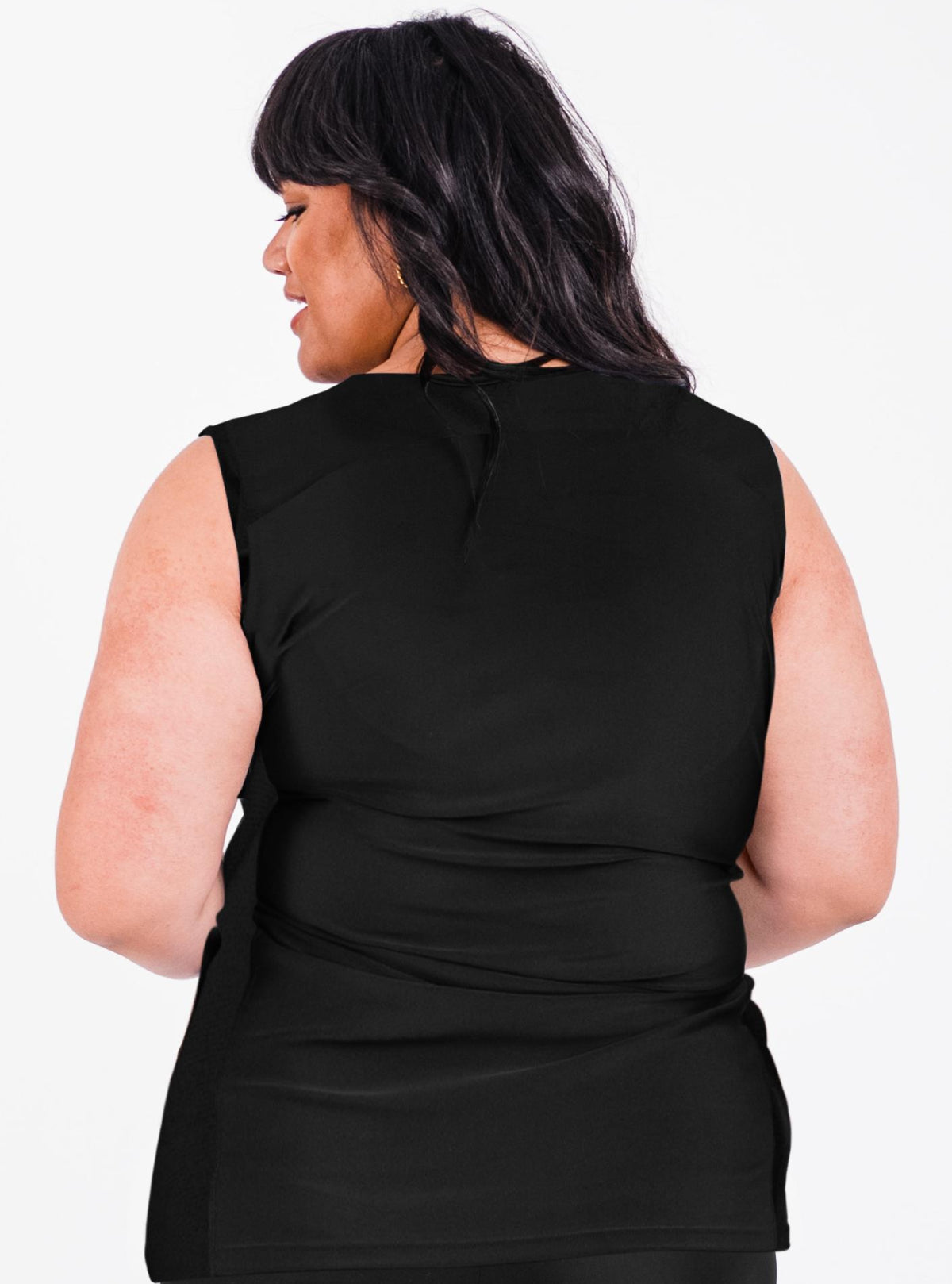 Loose Fit Maya Swim Top. Calypsa by ModLi | Plus Size