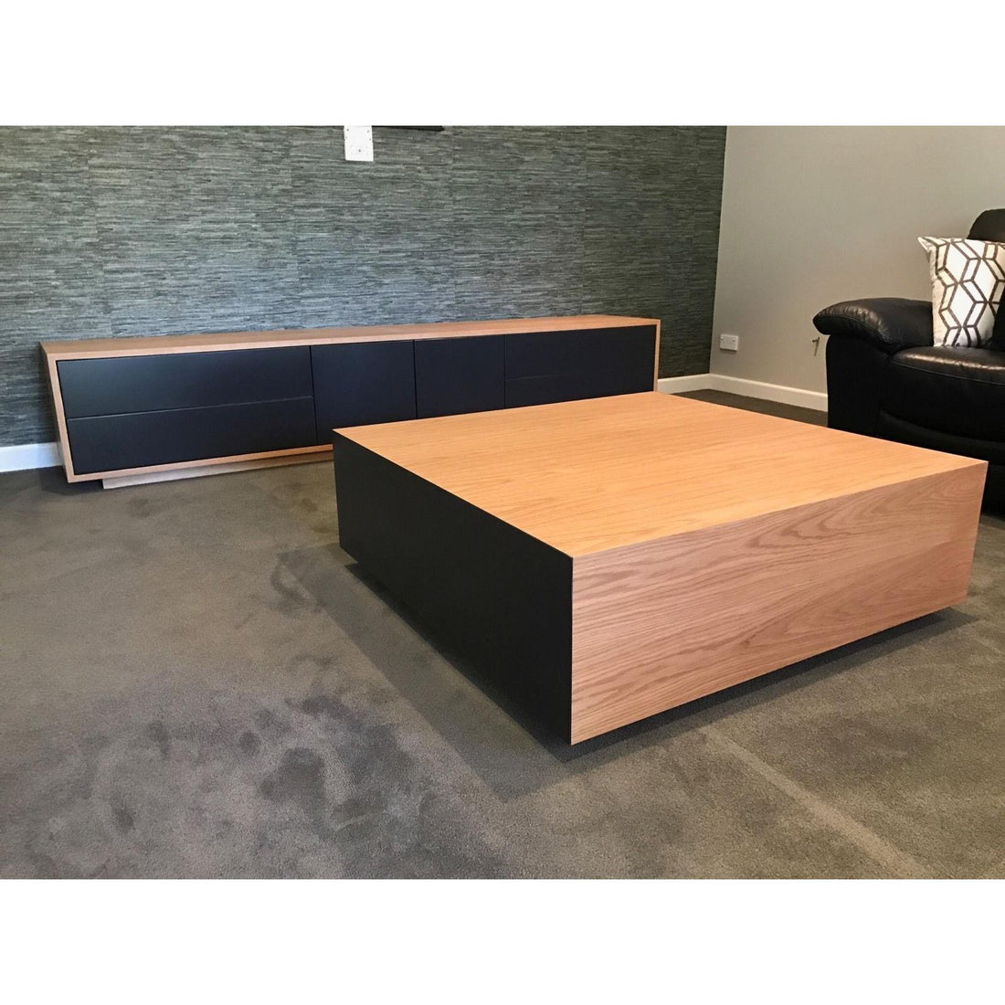 Discover Stylish Chocolate Wood Modern Living Room Furniture ...
