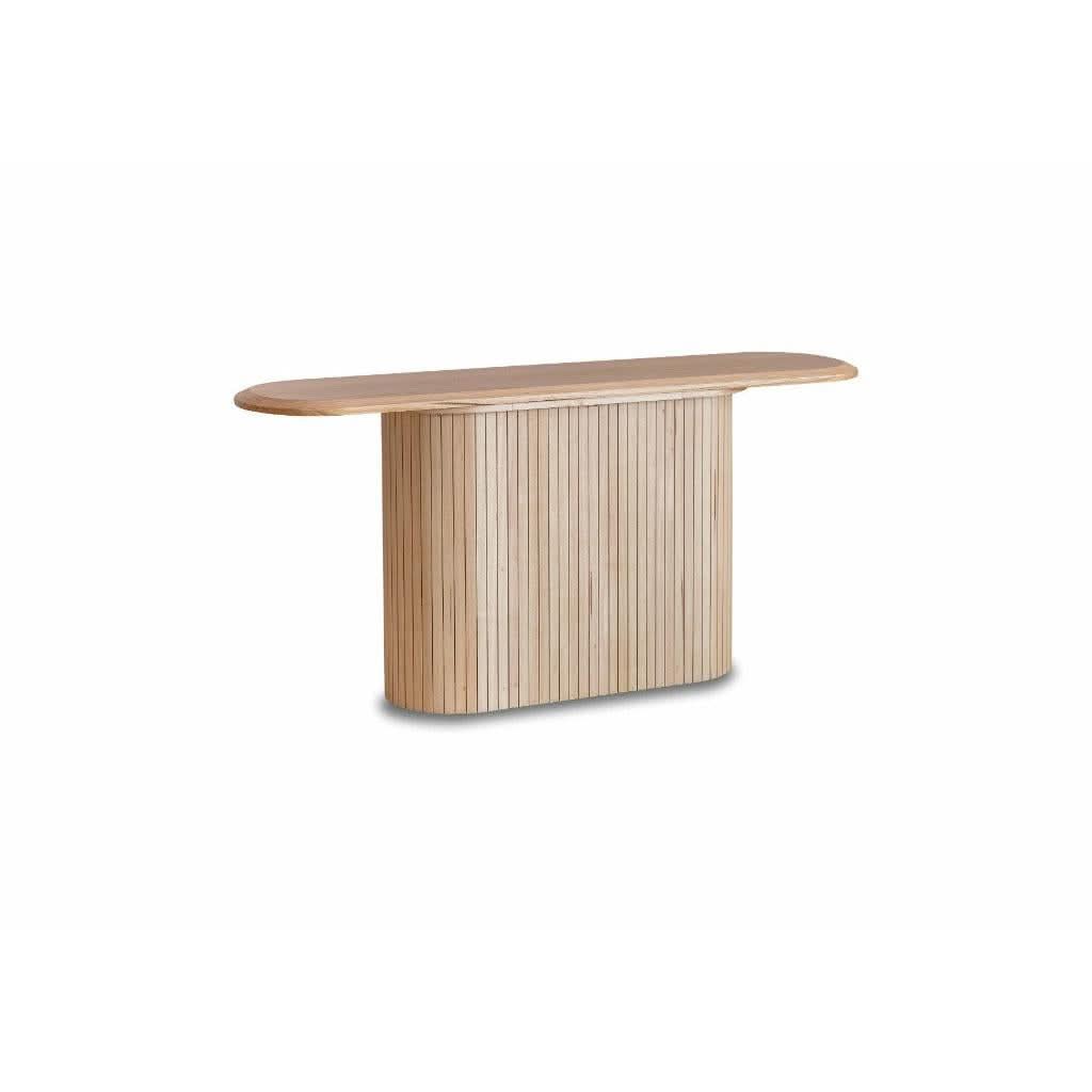 REMY NATURAL ASH CONSOLE/HALL TABLE IN NATURAL ASH COLOUR | MyChocolateWood
