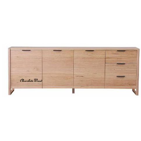 KIPLING MESSMATE TIMBER 3-DOOR 3-DRAWER BUFFET SIDEBOARD NATURAL
