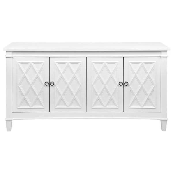 PLANTATION HAMPTON STYLE BUFFET IN WHITE MDF | MyChocolateWood