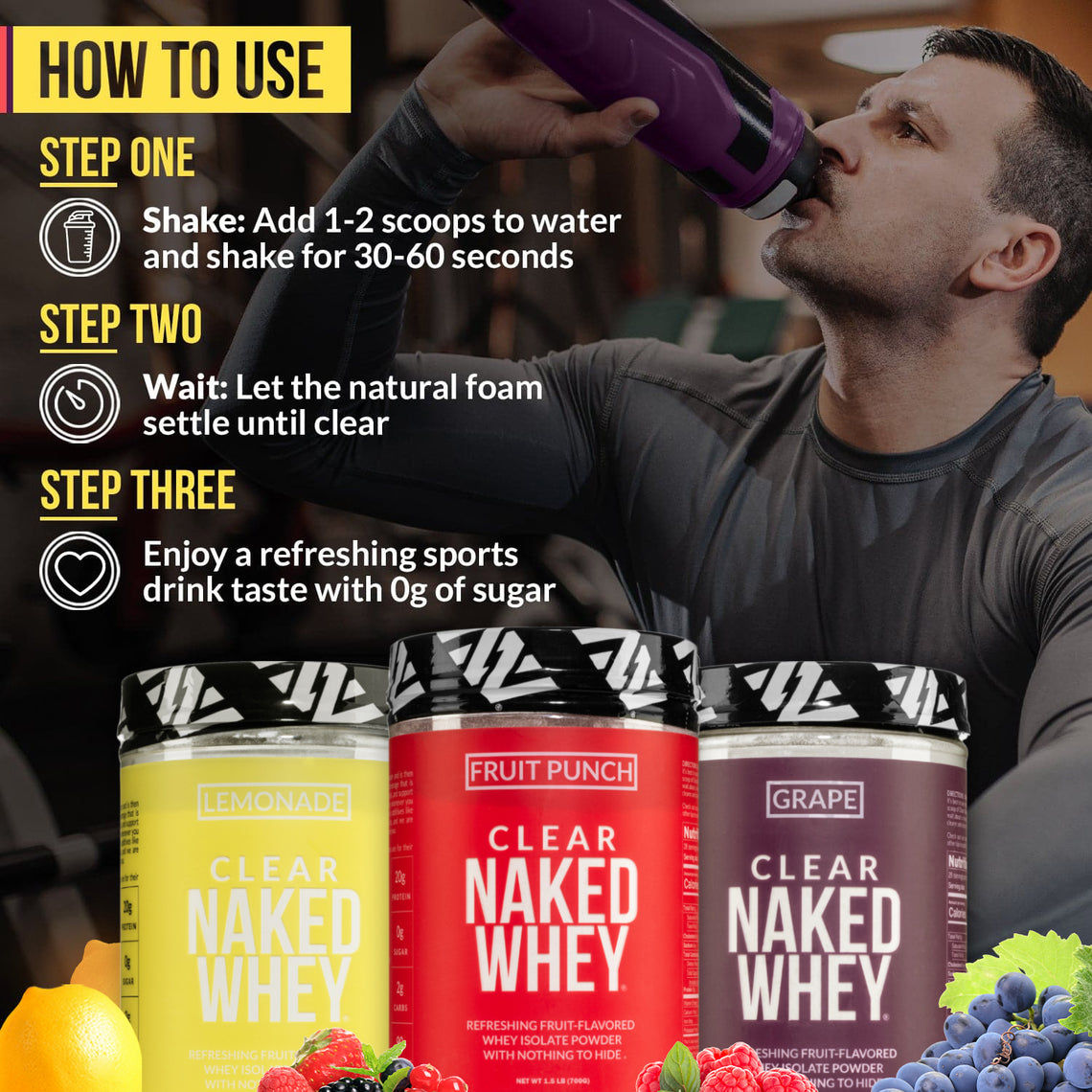 Lemonade Whey Protein Isolate | Clear Naked Whey
