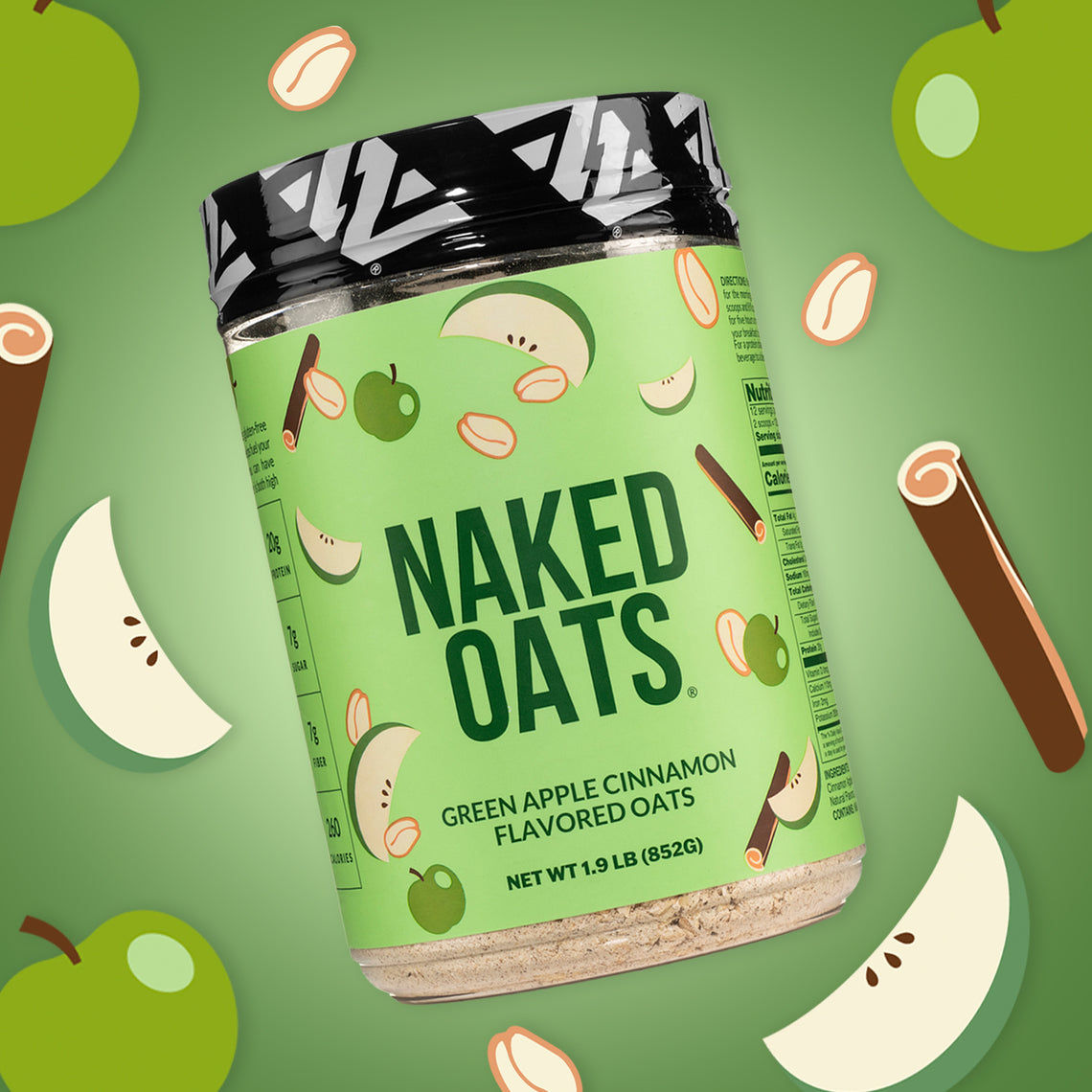 Grass-Fed Whey Protein Oats, Premium High Protein Oatmeal Breakfast
